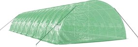 Skleník s ocelovým rámem zelený 96 m² 16 x 6 x 2,85 m 3188111