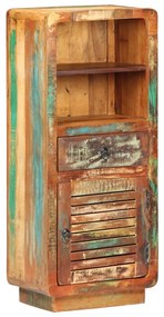 Komoda 45 x 32 x 110 cm masivní recyklované dřevo 320465