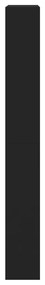 Botník se 4 výklopnými zásuvkami černý 80 x 21 x 163,5 cm - Default Title