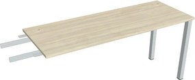 Hobis Kancelářský stůl řetězící do úhlu Hobis UE 1600RU, deskaakát, černá černá