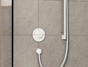 Hansgrohe ShowerSelect Comfort S, termostat pod omítku pro 1 spotřebič, bílá matná, HAN-15553700