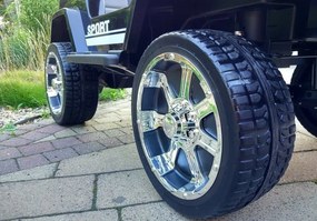 LEAN CARS Elektrické autíčko Jeep S2388 černé 4x45W