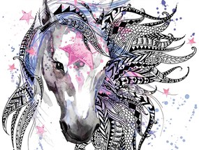 Malvis ® Tapeta Obraz kůň Vel. (šířka x výška): 144 x 105 cm