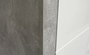 Komoda Stone 82 cm, beton/bílá