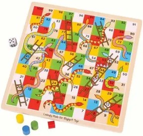 Bigjigs Toys Žebříky a hadi 2 / od 3 let