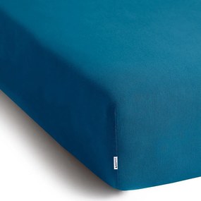 Napínací prostěradlo jersey v petrolejové barvě 180x200 cm Amber – Restilo