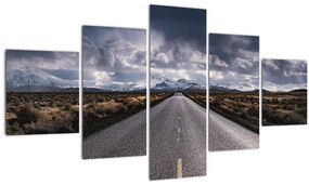 Obraz cesty v poušti (125x70 cm)