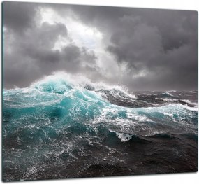 Skleněná Ochranná Deska Panel Lepidlo 65x60 Moře Tvrzené sklo 7v1