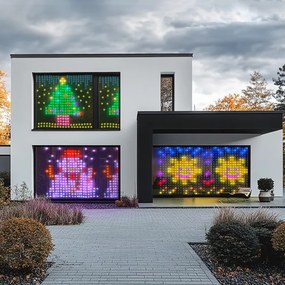 Světelný závěs 400 LED 200×200 cm vícebarevný