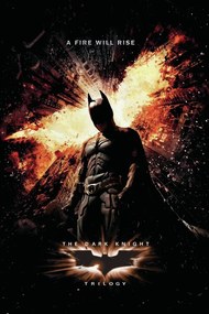 Umělecký tisk The Dark Knight Trilogy - A Fire Will Rise, (26.7 x 40 cm)