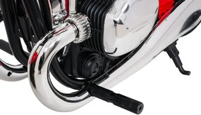 Elektrická motorka BMW R18 červená