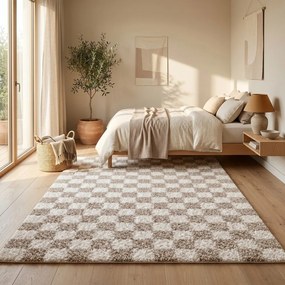 Béžový/krémový koberec 80x150 cm Grida – ESTE