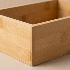 Bambusový organizér na stůl, 15 x 23 x 7 cm
