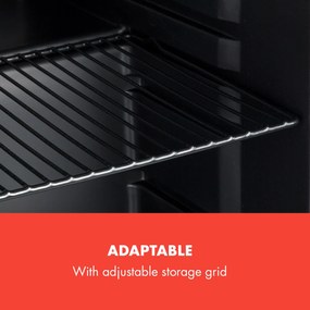 Klarstein PopLife 48, lednice na nápoje, 48 l, 0-10 °C, retro design, červená