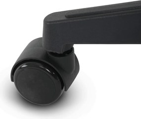 Ergonomická kancelářská židle PLUSHIO - černá síťovina