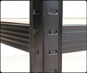 TRENDIE Regál černý 180x90x40cm