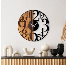 Asir Nástěnné hodiny pr. 56 cm 1xAA dřevo/kov 539TNL1142