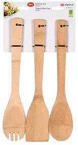 Bambusové kuchyňské špachtle 3 ks