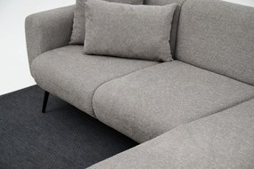Hanah Home Rohová pohovka SIDE světle šedá pravá