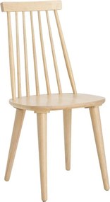Barové židle v sadě 2 ks z kaučukového dřeva ve světle přírodní barvě (výška sedáku 45 cm) Jolina – Ellos Home