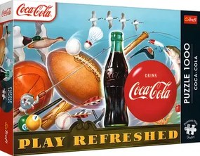 TREFL Puzzle Premium Plus Coca-Cola: Hraj osvěžený / 1000 dílků / 68,3