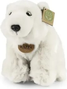 RAPPA Plyšový medvěd lední 30 cm / ECO-FRIENDLY / od 0 měsíců