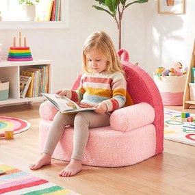 Costway Dětská pohovka, ergonomické dětské křeslo s pěnou o vysoké hustotě
