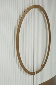 Komoda Tolosa 79 cm bílá/jasan