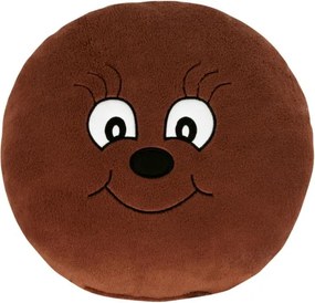 Bellatex Polštářek Kulička Hnědá 35 cm, (průměr)