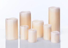 Weltbild LED skutečné voskové svíčky, krémové, sada 8 ks
