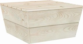 Zahradní stoly 2 ks 60 x 60 x 30 cm impregnované smrkové dřevo 315635