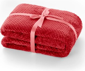 Deka z mikrovlákna DecoKing Toby červená