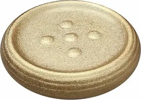 MSV OMAN zlatá / Mýdlenka / keramika / 12,5 x 2,5 cm