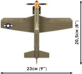 COBI 5869 II WW Mustang P-51B, 1:48, 155 k