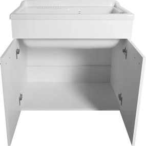 Aqualine Aqualine, Skříňka pod výlevku 78x70x48 cm, bílá, 57036
