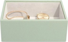 Krabička na šperky Stackers open mini šalvějově zelená