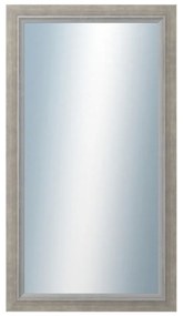 DANTIK - Zarámované zrcadlo - rozměr s rámem cca 50x90 cm z lišty AMALFI šedá (3113)