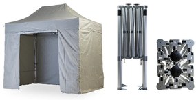Nůžkový párty stan 2x3 m TENTino BIG HEXAGON EXTREME Barva opláštění: 5A - ŠEDÁ