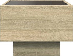 Noční stolek s Infinity LED dub sonoma 40 x 40 x 30 cm 3284065