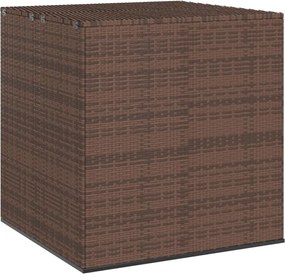 vidaXL Zahradní úložný box PE ratan 100 x 97,5 x 104 cm [317228] Barva: Hnědá