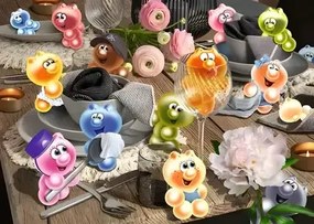 Ravensburger Puzzle Gelini prostírá stůl / 1000 dílků / od 14 let