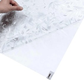 Okenní fólie matná květinový vzor 90 x 500 cm PVC 155849