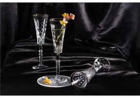 BOHEMIA PRESTIGE CONTE MODERN SKLENICE NA ŠAMPAŇSKÉ 170ML SADA 6 KS