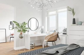 Casarredo - Komfort nábytek Komoda SELENE 36, 4D1S bílá lesk