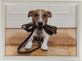 Podnos na nohy se psem Jack Russell - 43*33*7cm