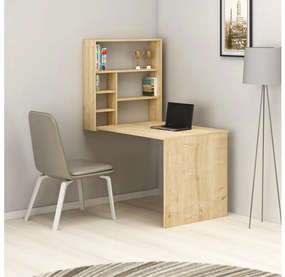 Asir Pracovní stůl s policí SEDIR 154,2x59 cm béžová AS0664