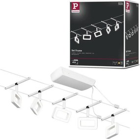 Paulmann 94483 - SADA 5xLED/4,8W Kompletní lankový systém FRAME 230V bílá