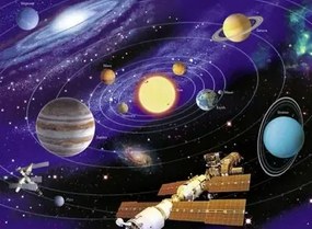 Ravensburger - Puzzle - Sluneční soustava / 200 dílků / od 8 let