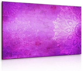 Malvis ® Obraz Kamenná růžová mandala Velikost: 120x80 cm
