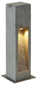 SLV 231370 Arrock Stone 50, venkovní sloupkové svítidlo z přírodního čediče, 9W LED, 3000K, výška 50cm, IP44
